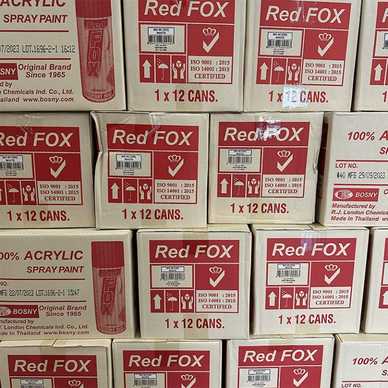 สีสเปรย์ RED FOX เรดฟ็อกซ์ - สีสวยเงามงาม ป้องกันสนิมได้ดี