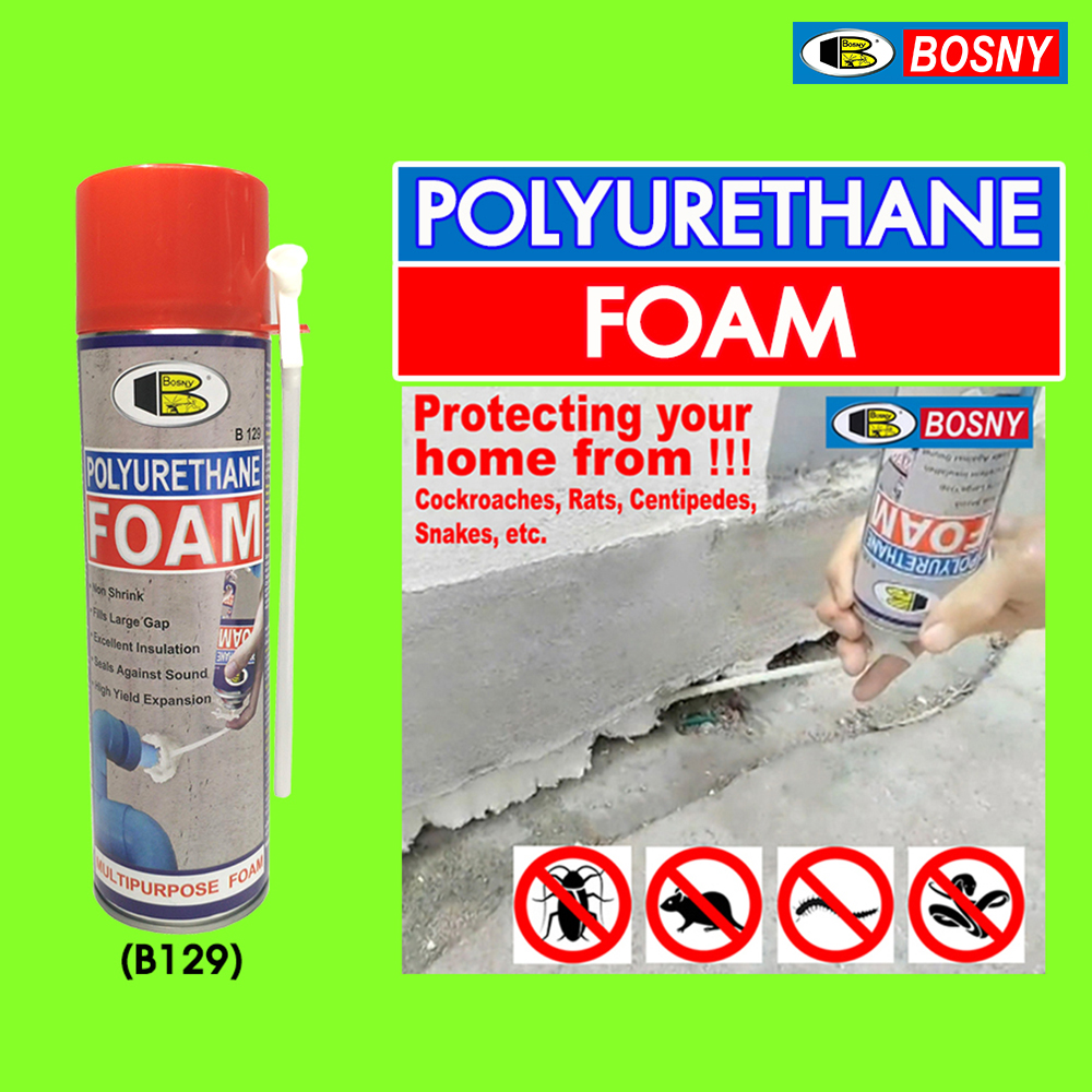 สเปรย์พียูโฟม BOSNY B129 - ต.กิตติอมร